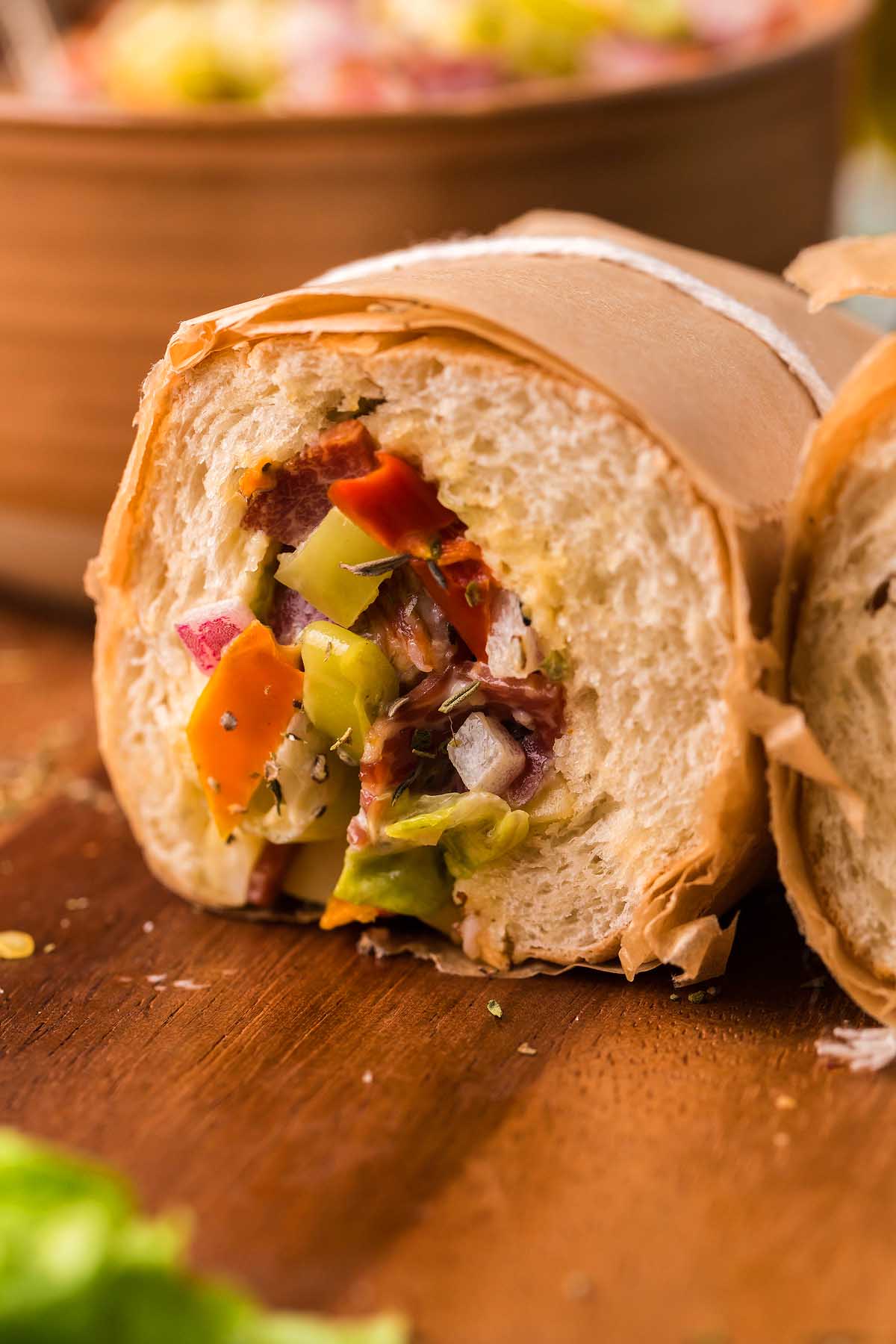 Chopped Italian Sandwich - xoxoBella