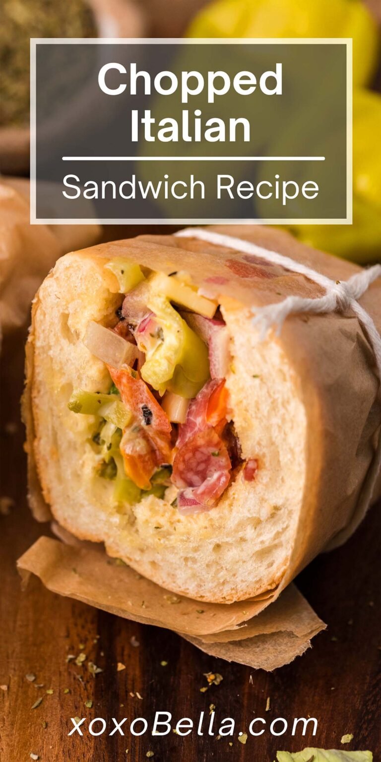 Chopped Italian Sandwich - xoxoBella