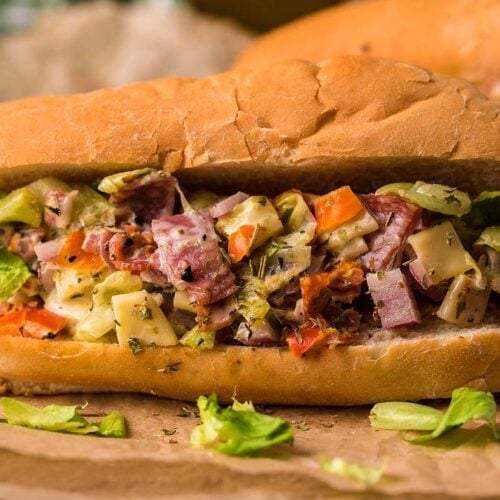 Chopped Italian Sandwich - xoxoBella