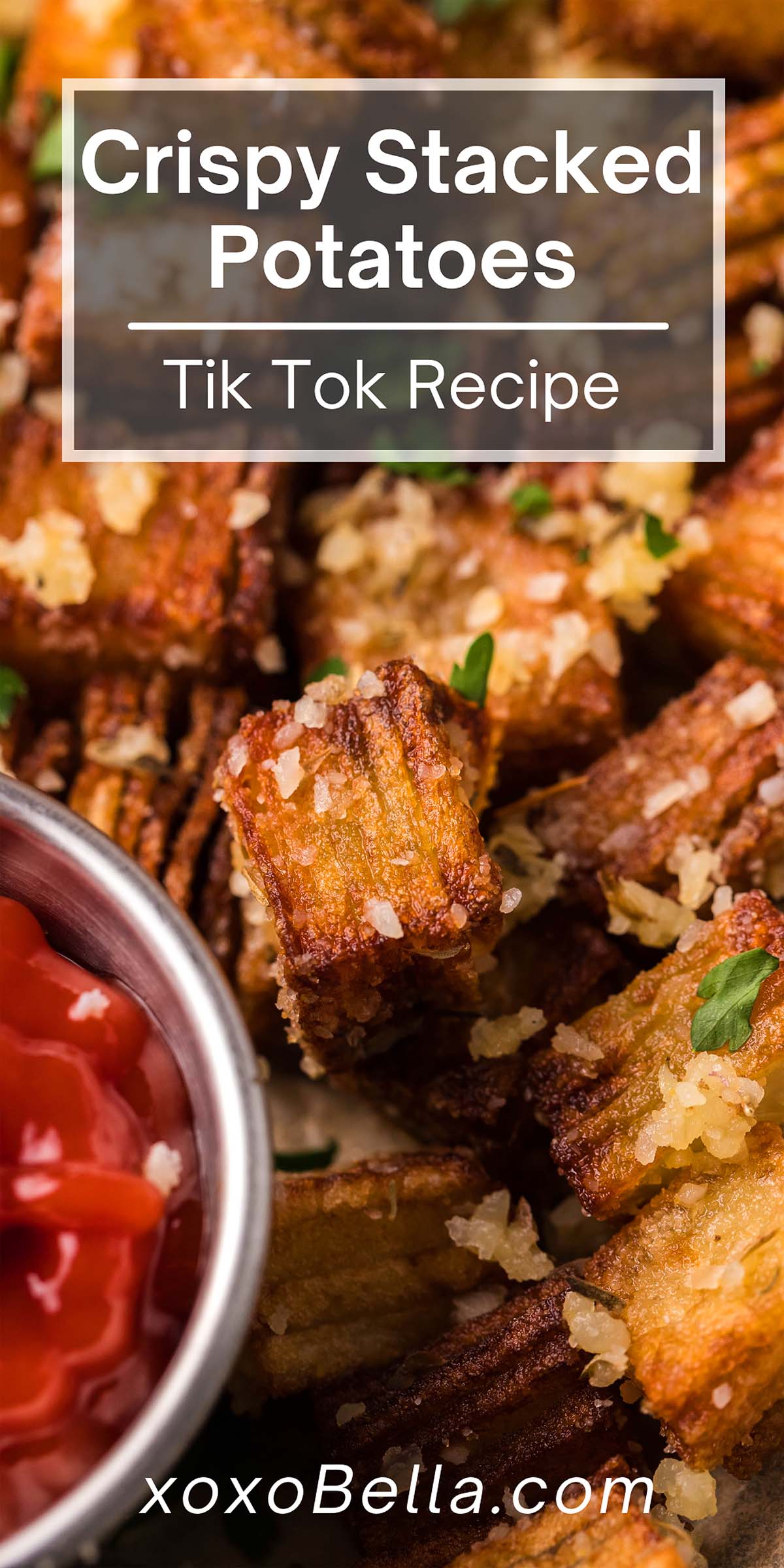 Crispy Stacked Potatoes - xoxoBella
