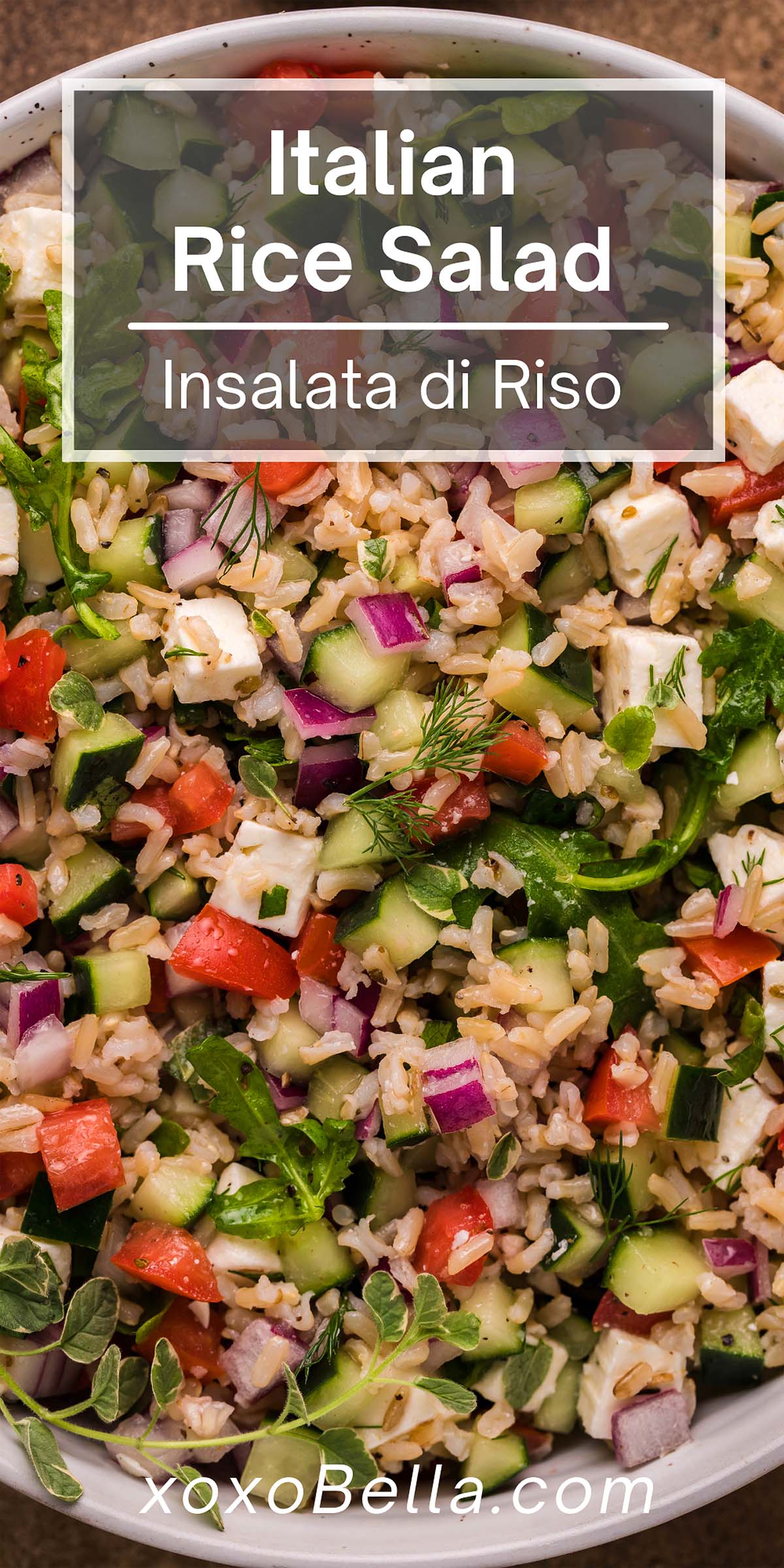 Italian Rice Salad - Insalata di Riso - xoxoBella