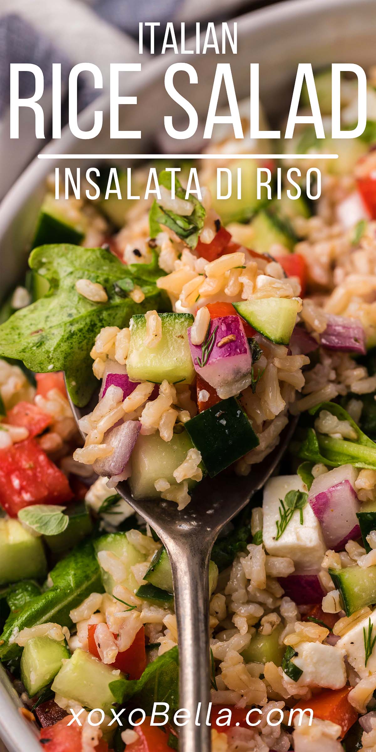 Italian Rice Salad - Insalata di Riso - xoxoBella