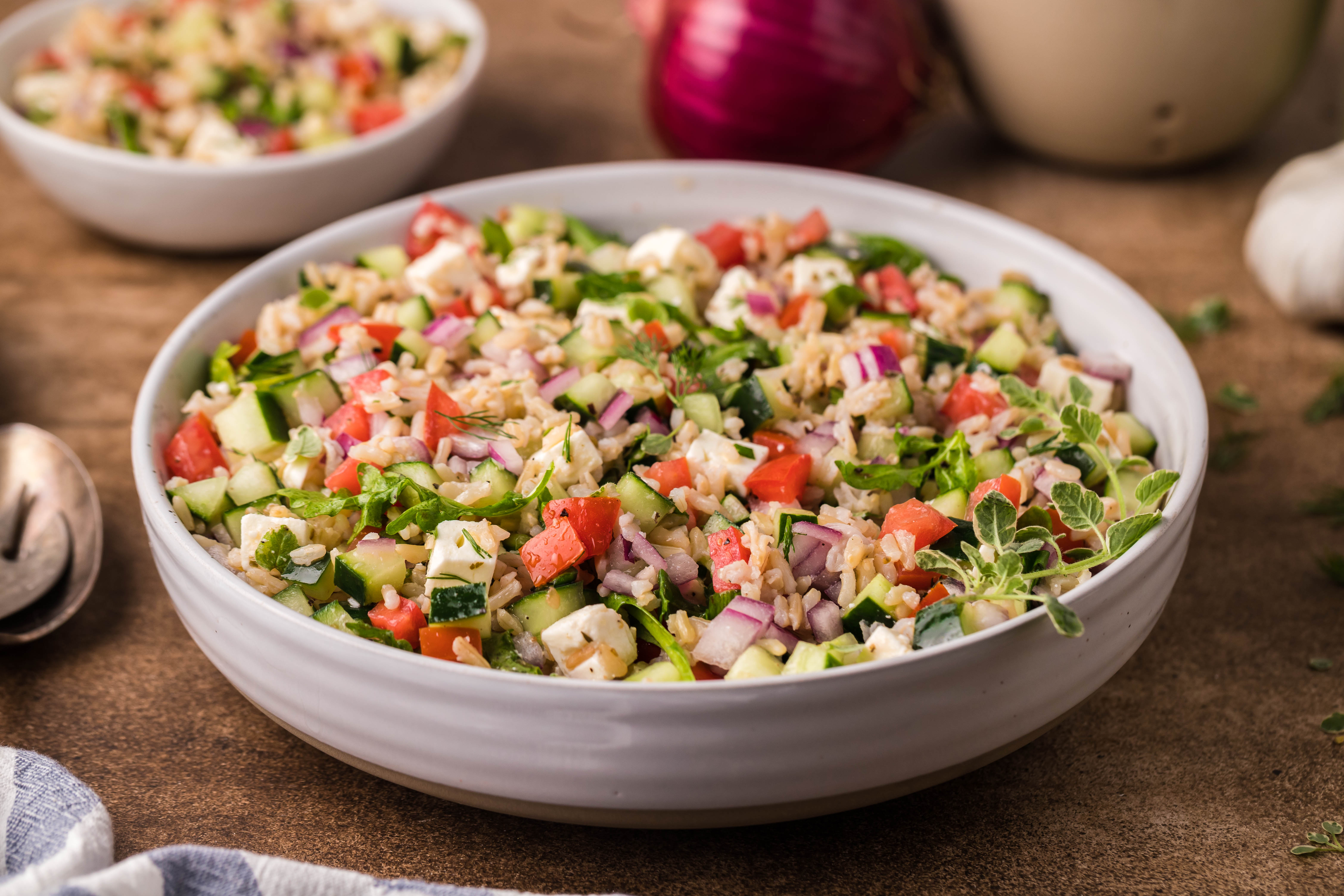 Italian Rice Salad - Insalata di Riso - xoxoBella