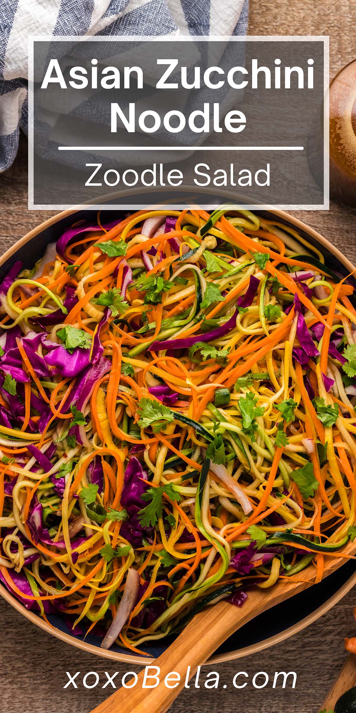 Asian Zoodle Salad - xoxoBella