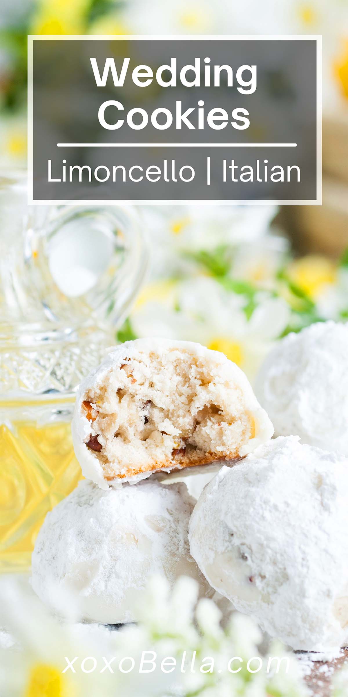 Limoncello Italian Wedding Cookies - xoxoBella