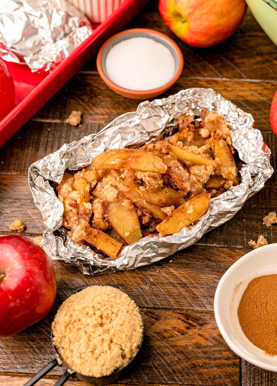 Campfire Apple Crisp - xoxoBella