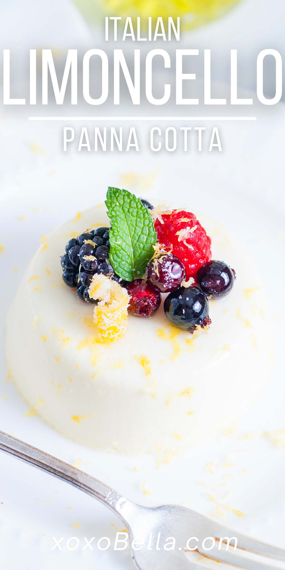 Limoncello Panna Cotta - xoxoBella