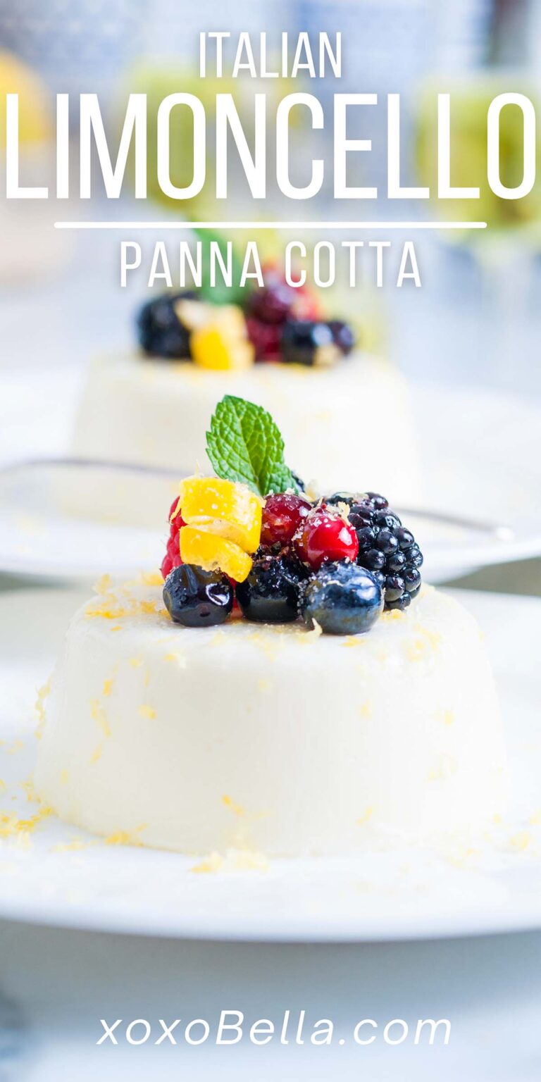 Limoncello Panna Cotta - xoxoBella