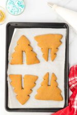 3D Gingerbread Tree Cookies - xoxoBella