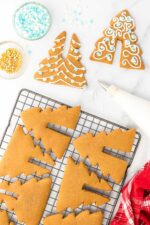 3D Gingerbread Tree Cookies - xoxoBella