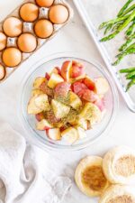 Sheet Pan Eggs Benedict - xoxoBella