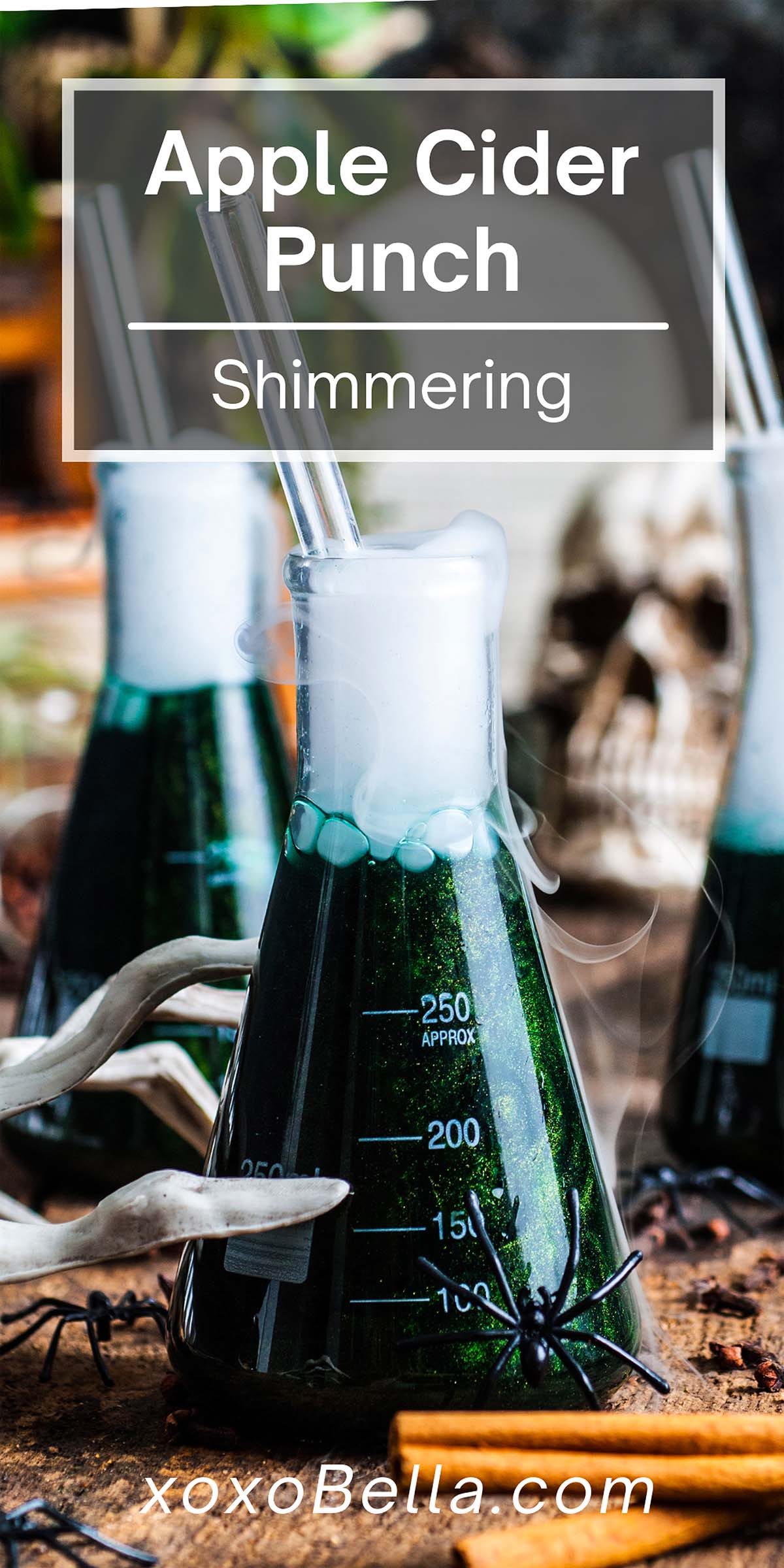 Shimmering Halloween Apple Cider Punch - xoxoBella