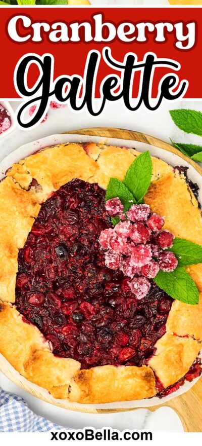 Cranberry Galette - xoxoBella