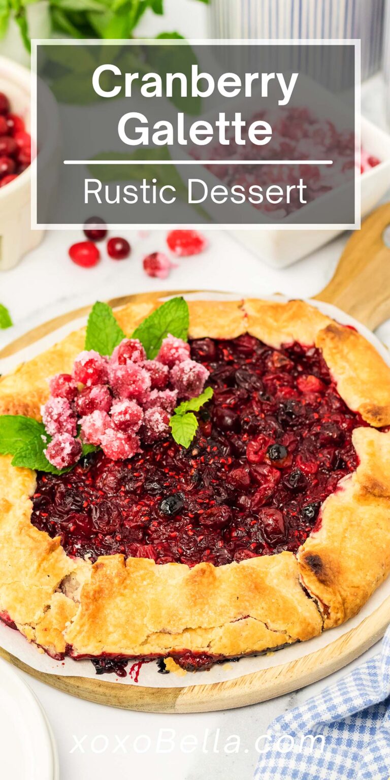 Cranberry Galette - xoxoBella