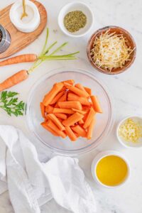 Garlic Parmesan Roasted Carrots - xoxoBella