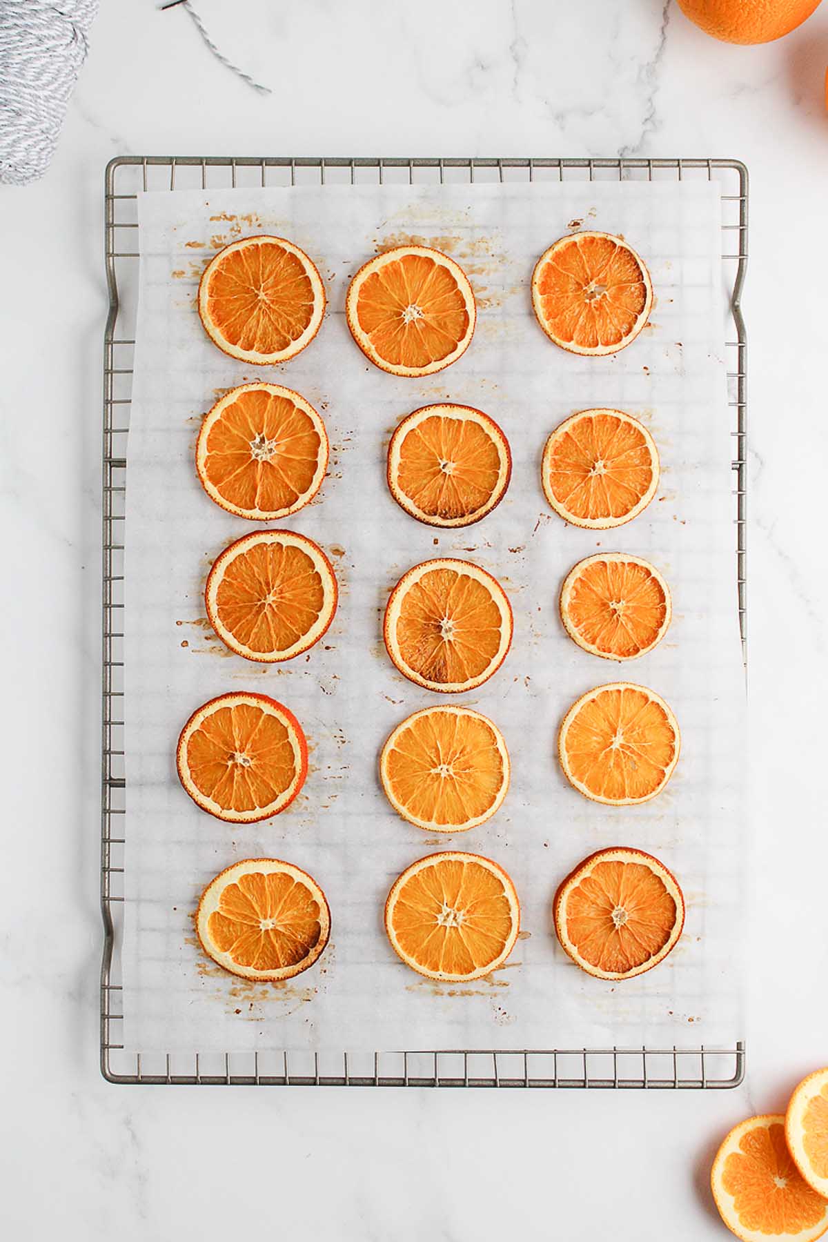 Homemade Dried Orange Garland - xoxoBella