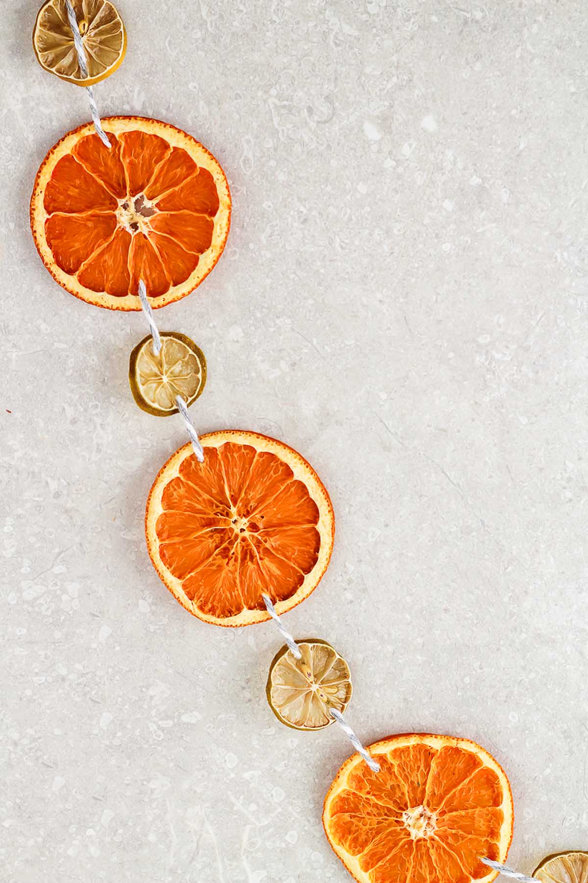 Homemade Dried Orange Garland - xoxoBella