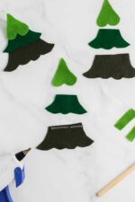 How to Make a Felt Christmas Tree Garland - xoxoBella