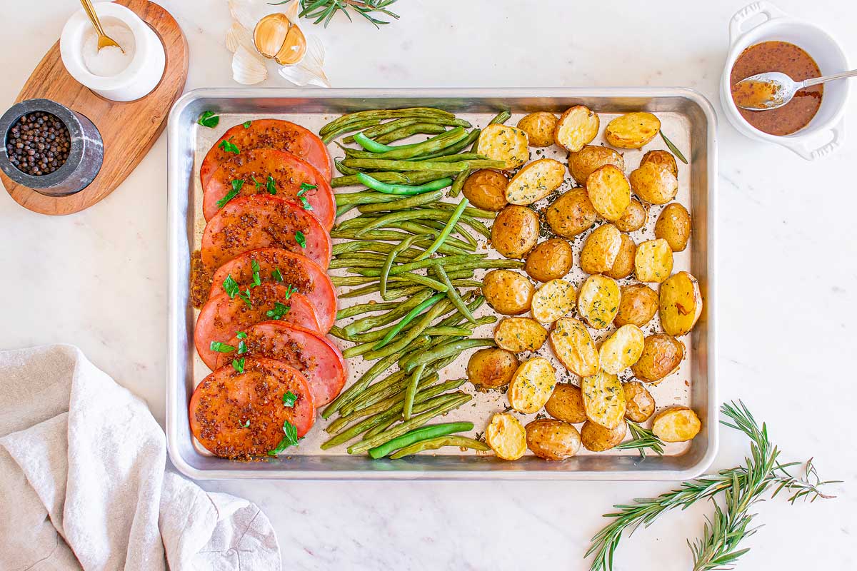 Sheet Pan Ham Dinner - xoxoBella