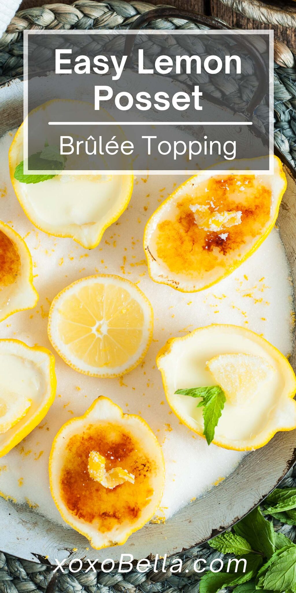 Lemon Posset Brûlée - xoxoBella