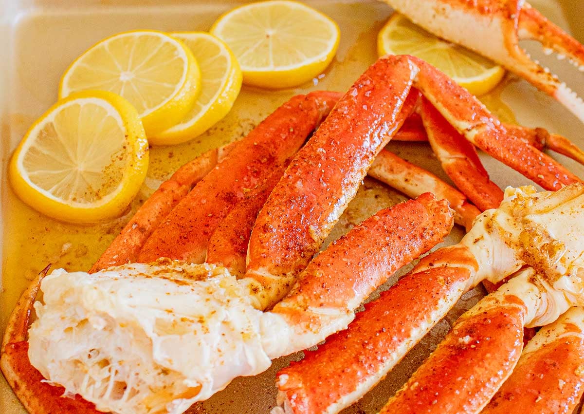 Sheet Pan Crab Legs - xoxoBella