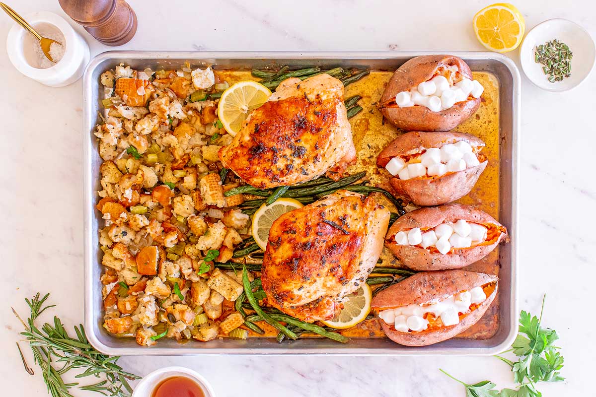 Sheet Pan Turkey Breast Dinner - xoxoBella