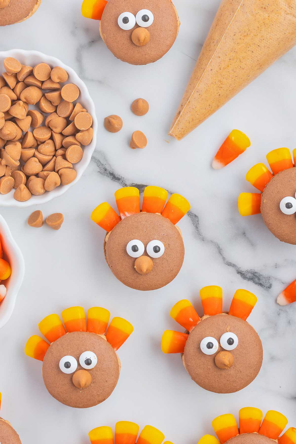 Thanksgiving Turkey Cookies - xoxoBella