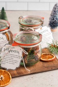 DIY Stovetop Potpourri Simmer Pot Gift Jar - xoxoBella