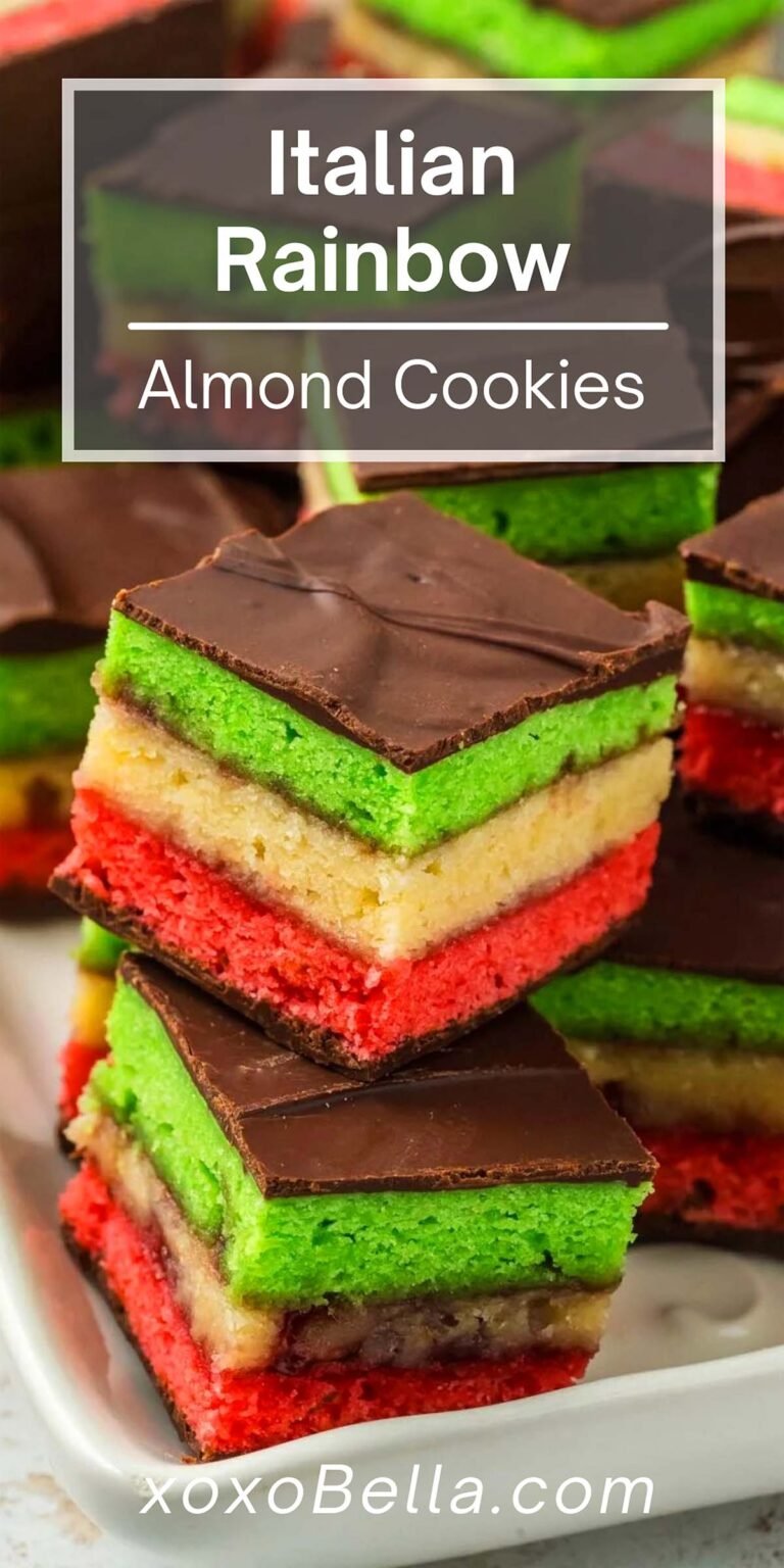 Italian Rainbow Cookies - xoxoBella