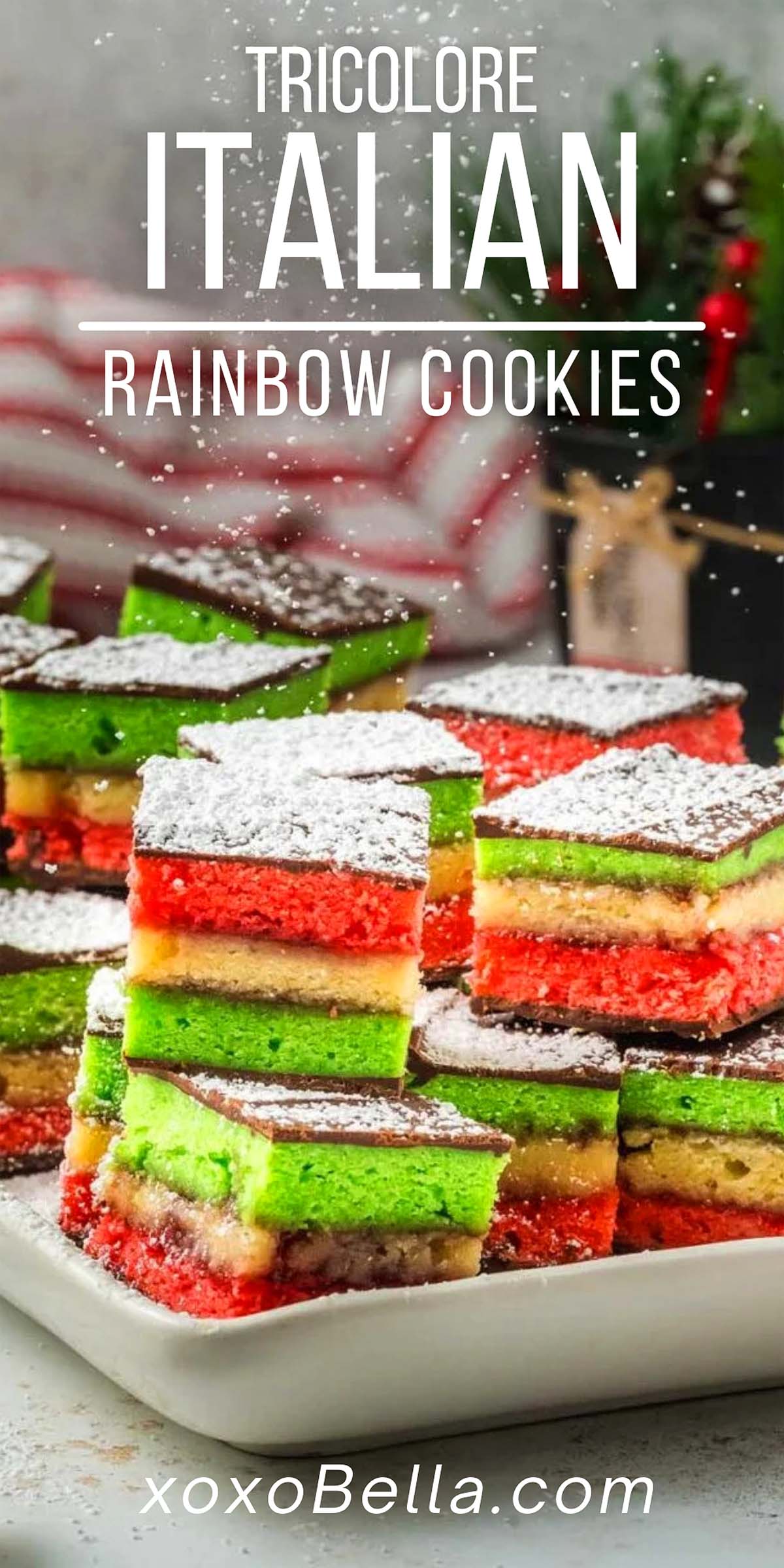 Italian Rainbow Cookies - xoxoBella