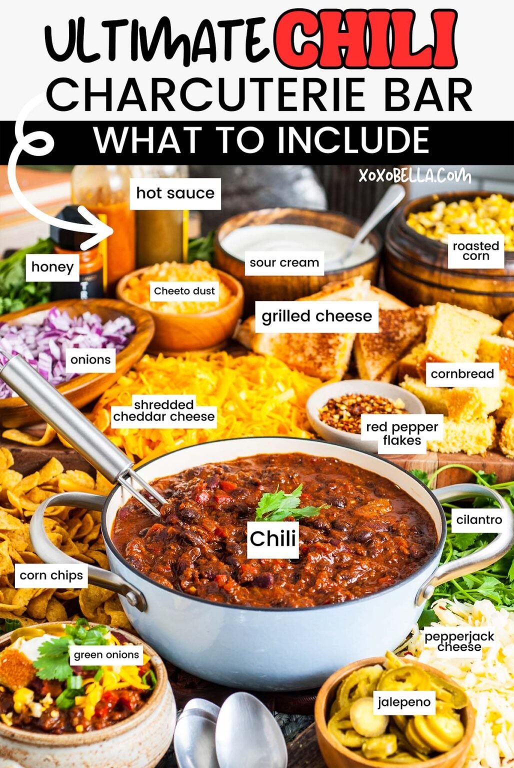 The Ultimate Chili Bar (or Charcuterie Board) - xoxoBella