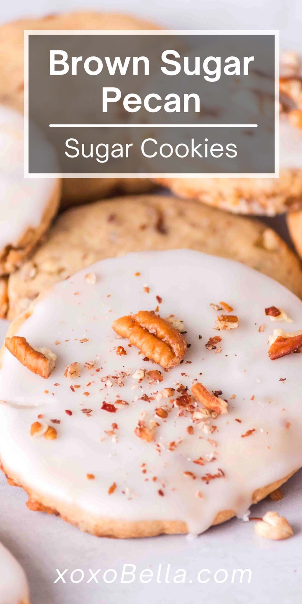 Pecan Sugar Cookies - xoxoBella