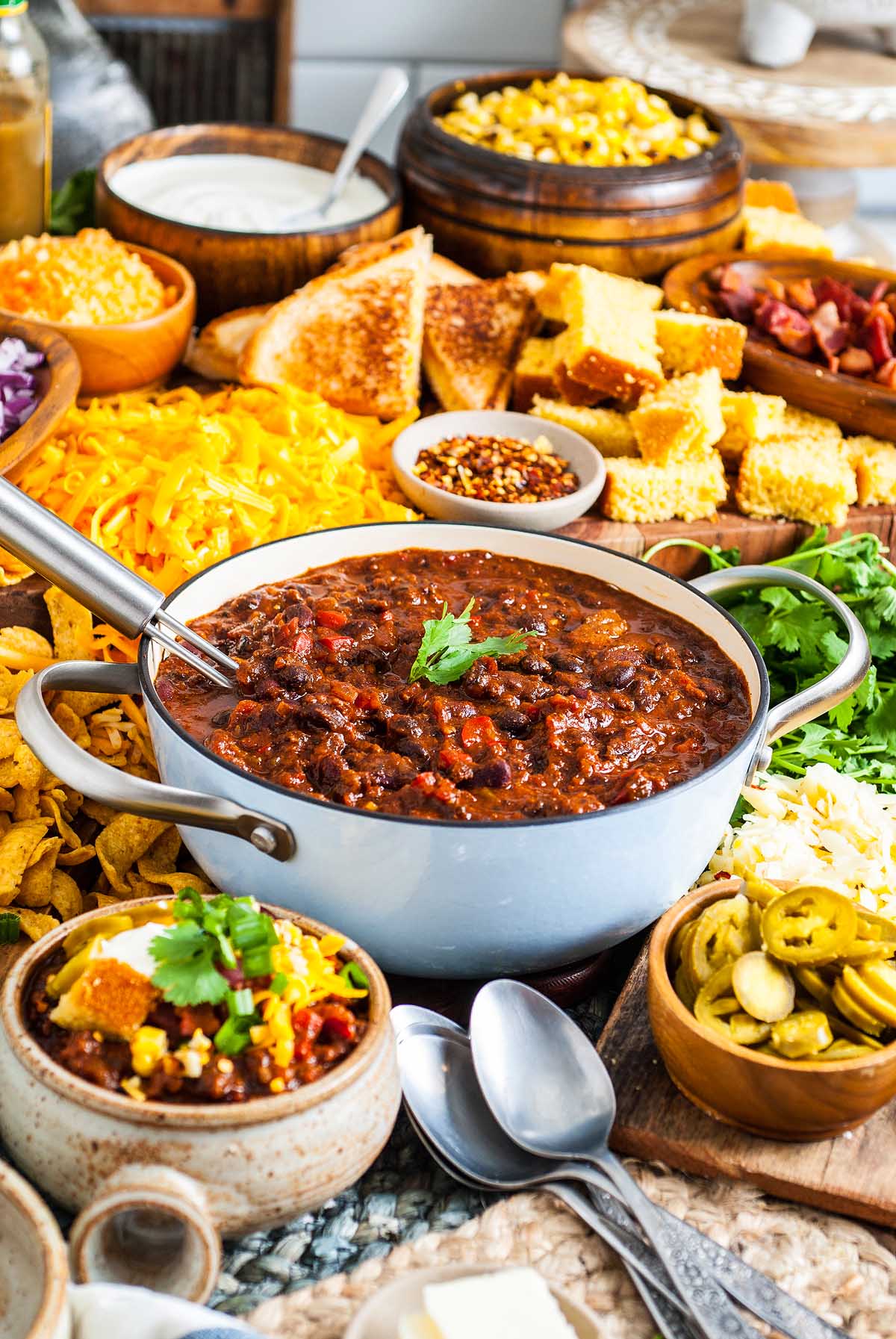The Ultimate Chili Bar (or Charcuterie Board) - xoxoBella