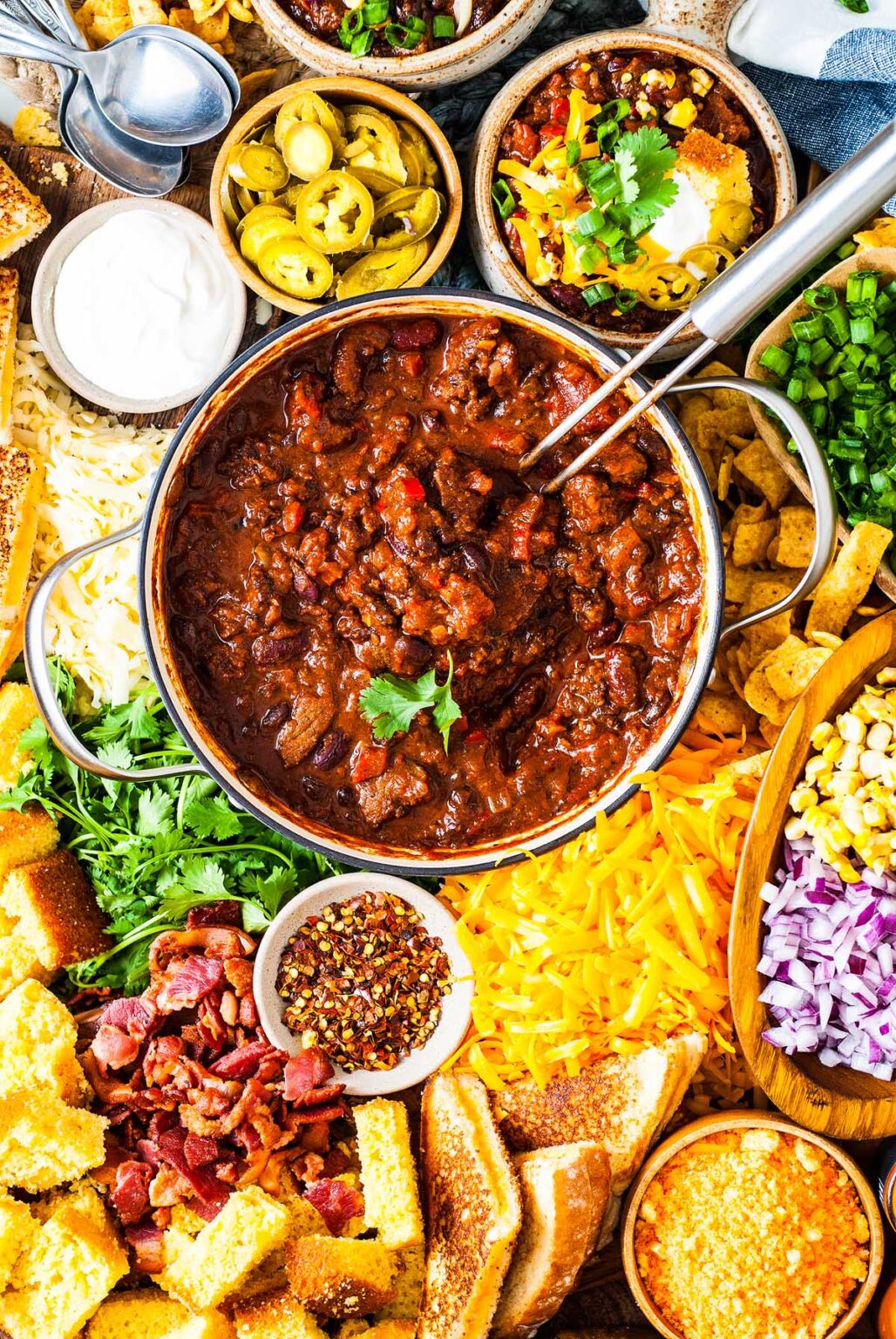 The Ultimate Chili Bar (or Charcuterie Board) - xoxoBella