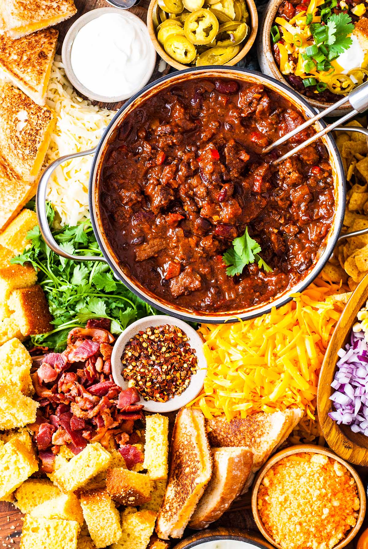 The Ultimate Chili Bar (or Charcuterie Board) - xoxoBella