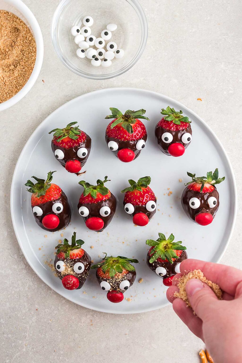 Chocolate Covered Strawberry Reindeer - xoxoBella