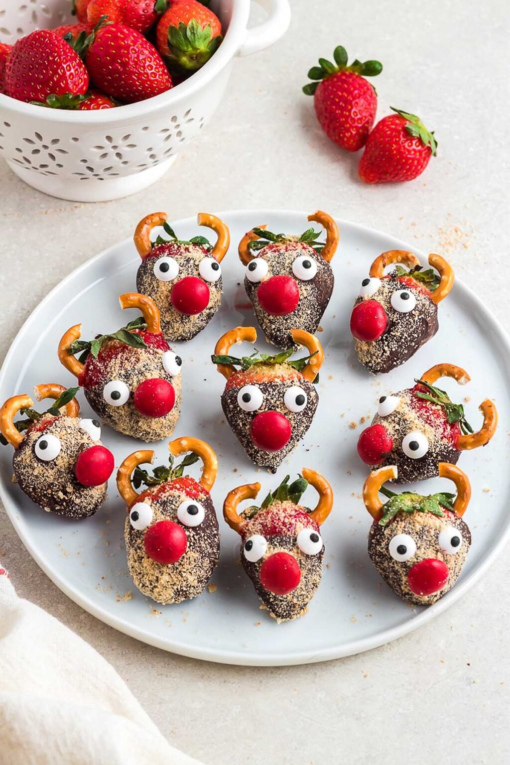 Chocolate Covered Strawberry Reindeer - xoxoBella