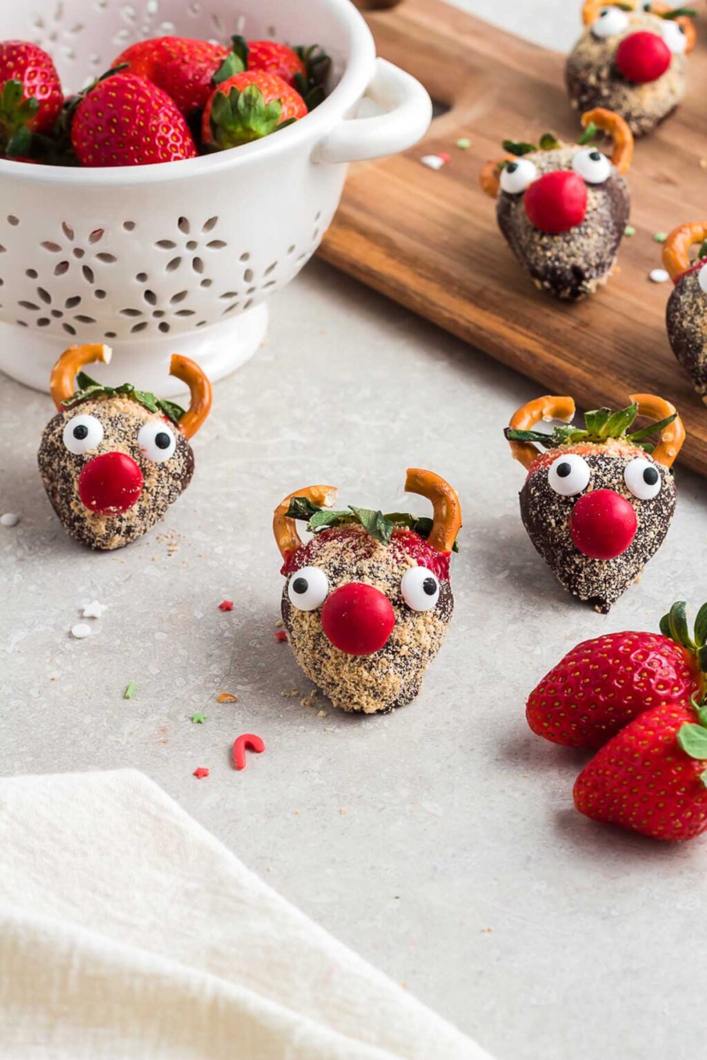 Chocolate Covered Strawberry Reindeer - xoxoBella