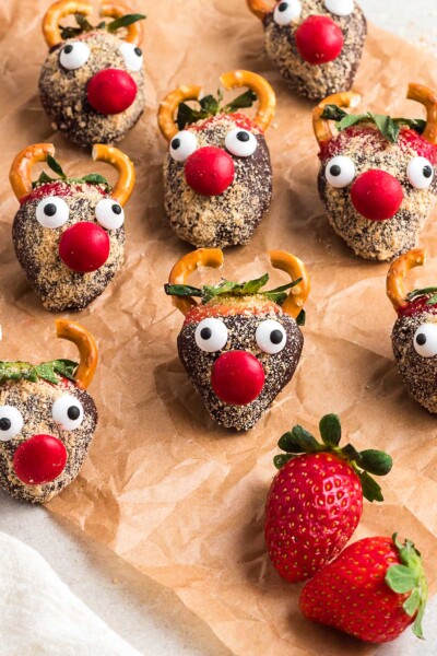 Chocolate Covered Strawberry Reindeer - xoxoBella