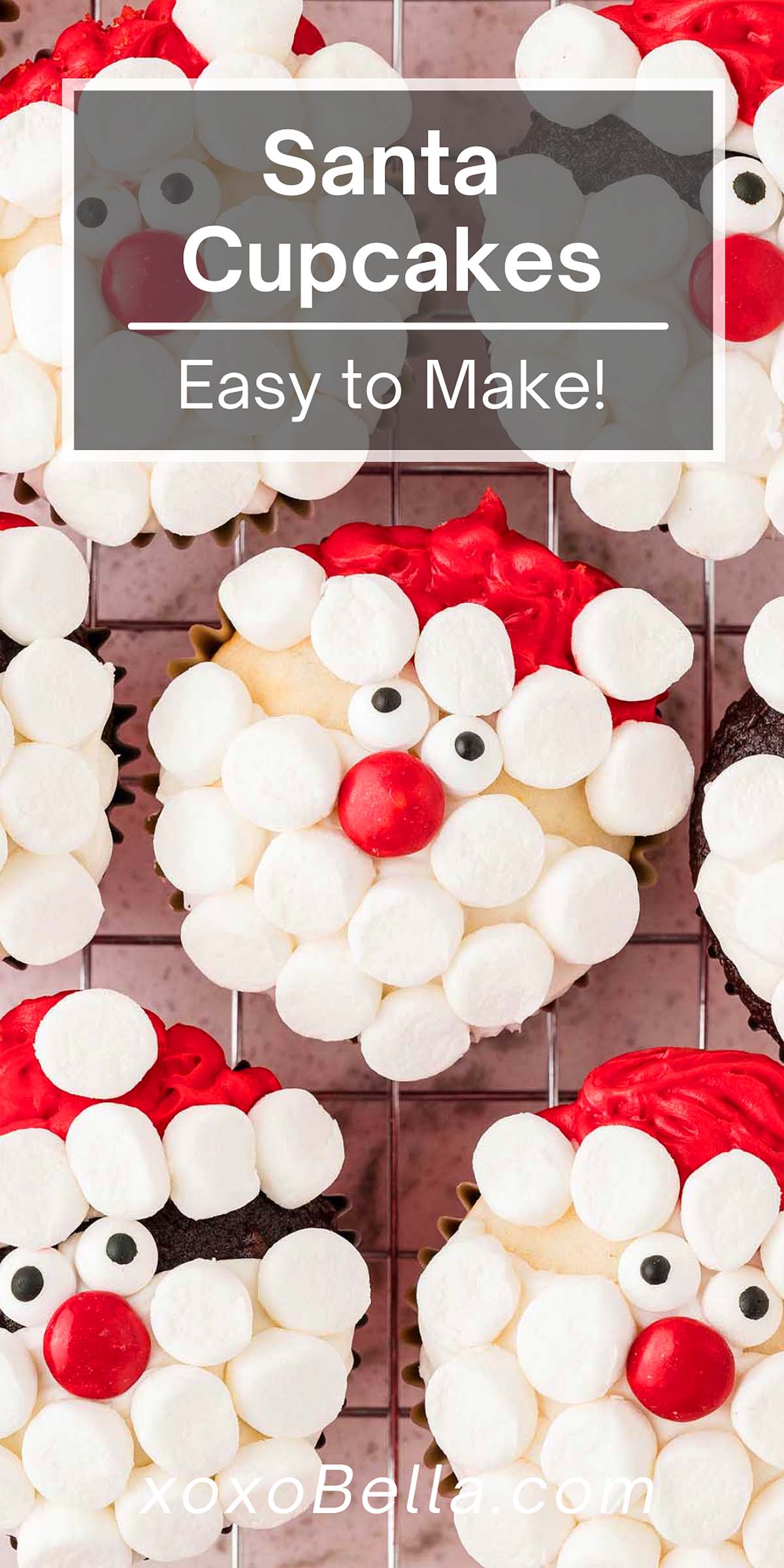 Santa Cupcakes - xoxoBella