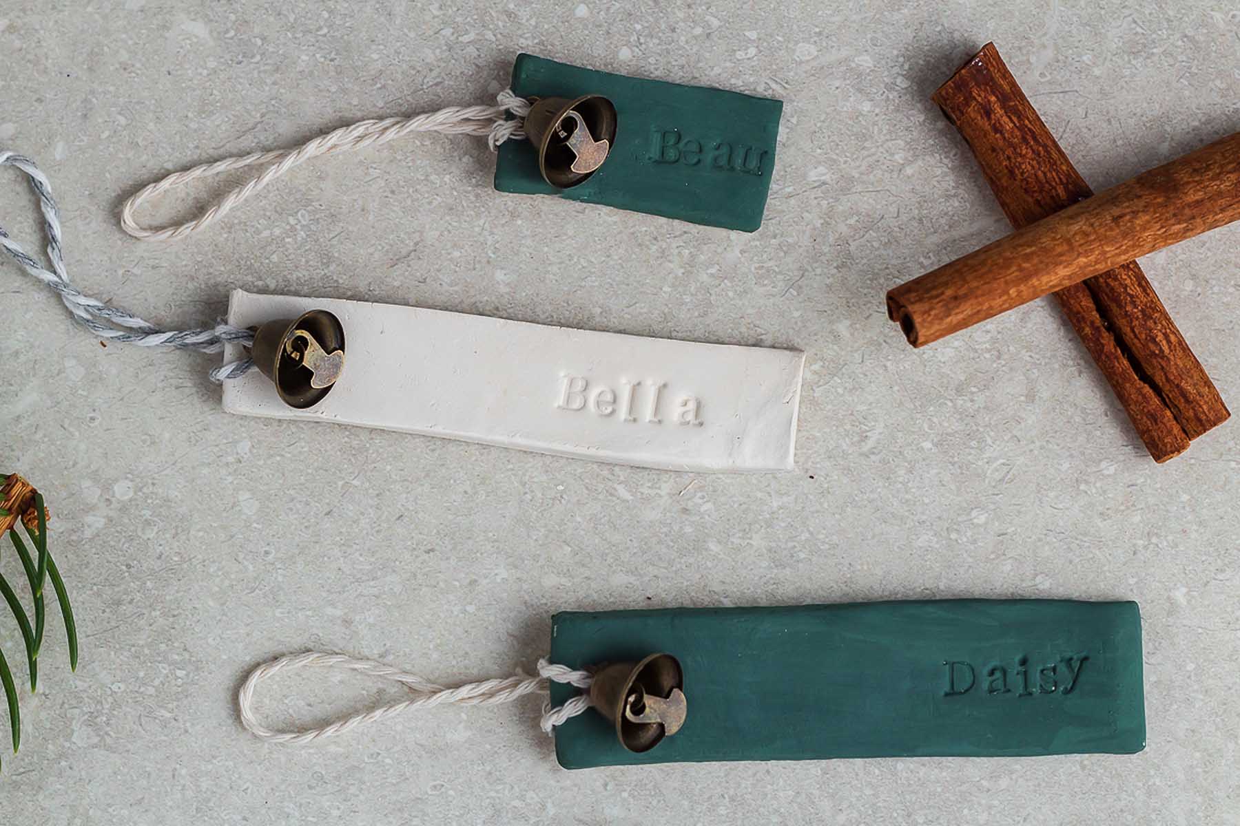 Clay Name Ornament and Christmas Gift Tags - xoxoBella