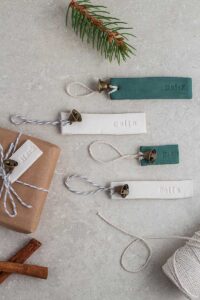 Clay Name Ornament and Christmas Gift Tags - xoxoBella