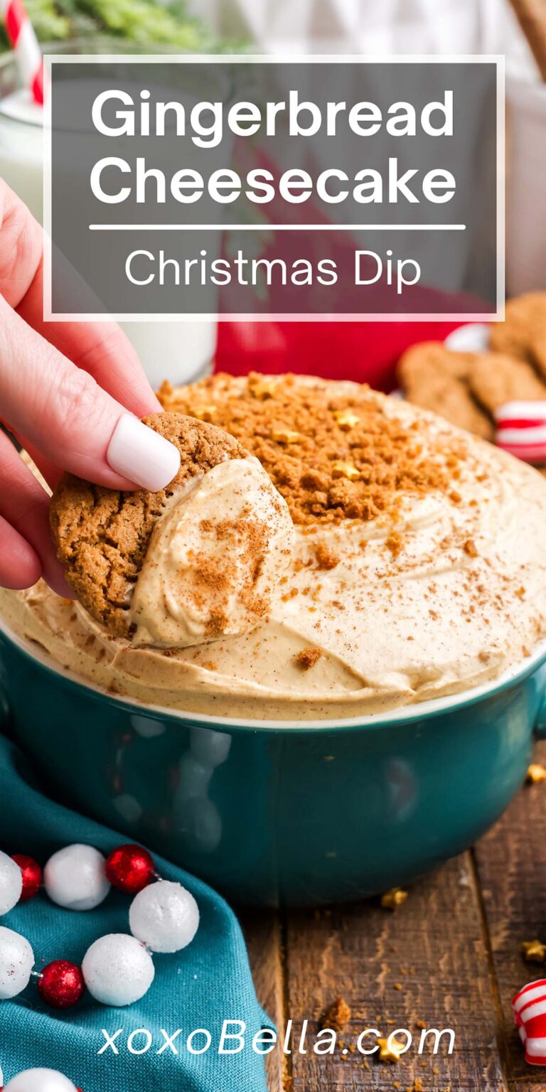 Gingerbread Cheesecake Dip - xoxoBella