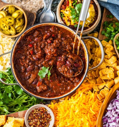 The Ultimate Chili Bar (or Charcuterie Board) - xoxoBella