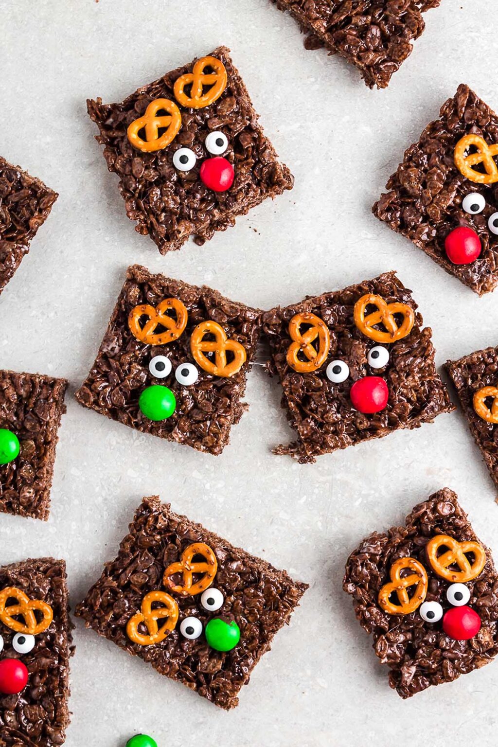 Reindeer Rice Krispie Treats - xoxoBella
