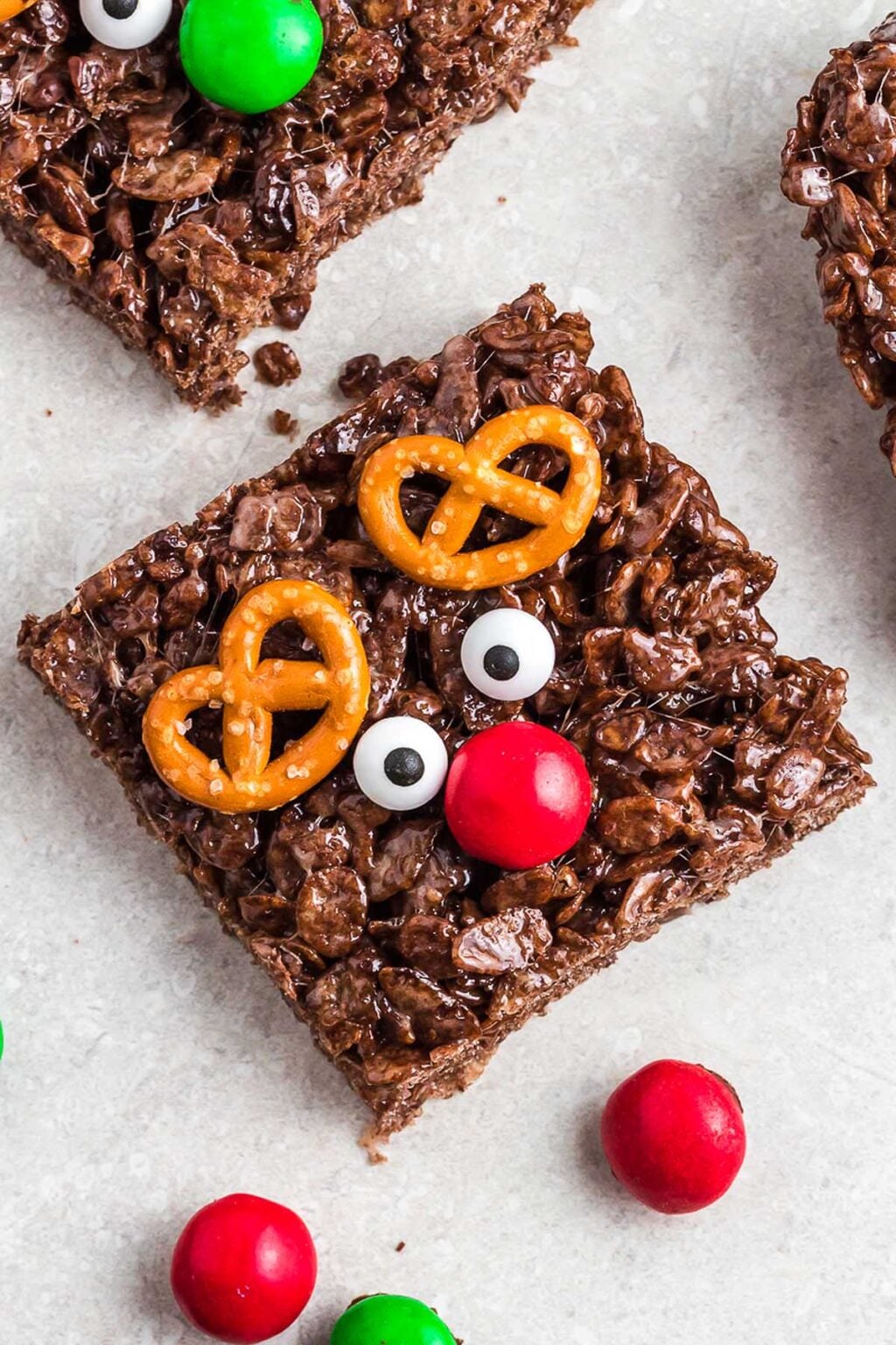 Reindeer Rice Krispie Treats - xoxoBella