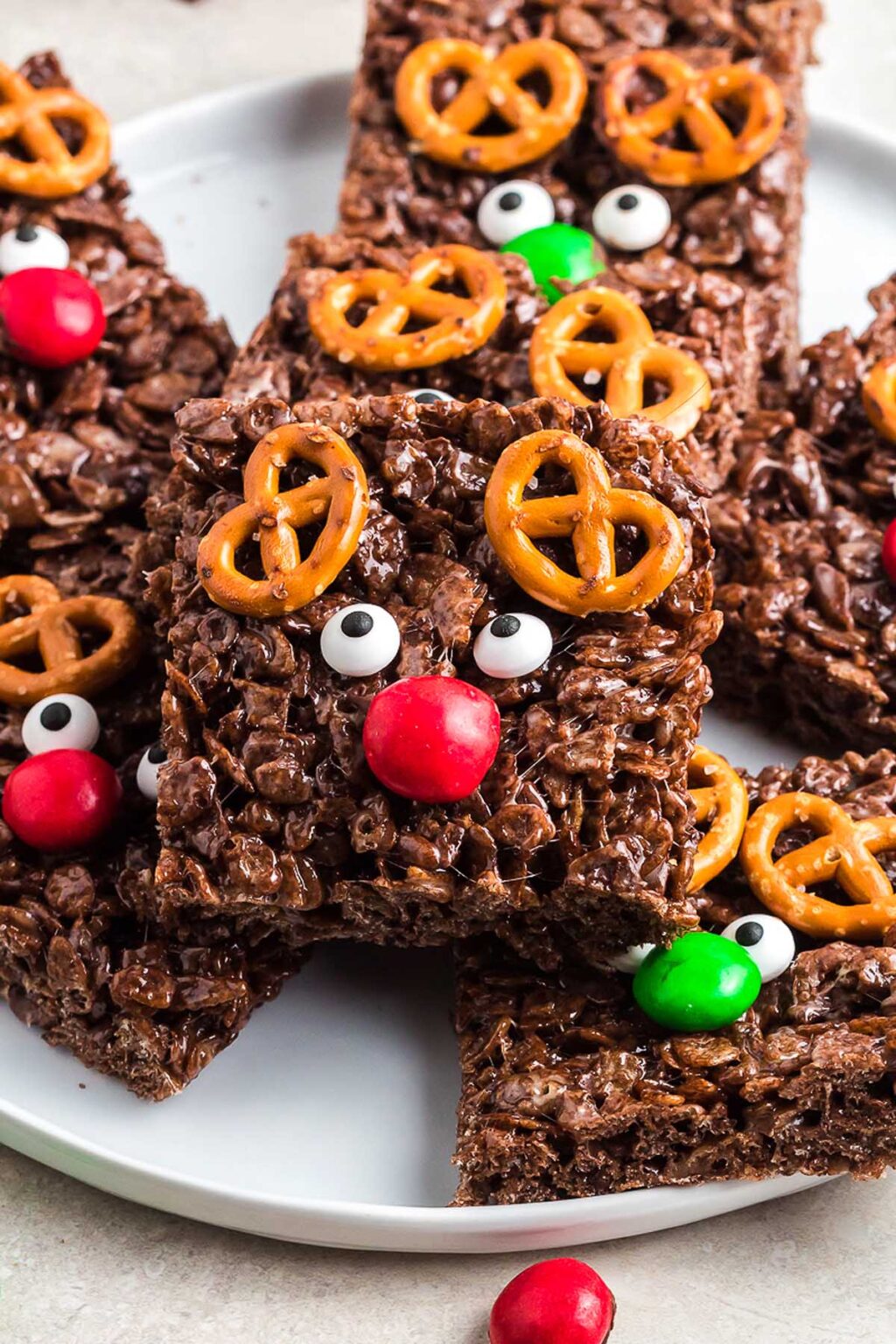 Reindeer Rice Krispie Treats - xoxoBella