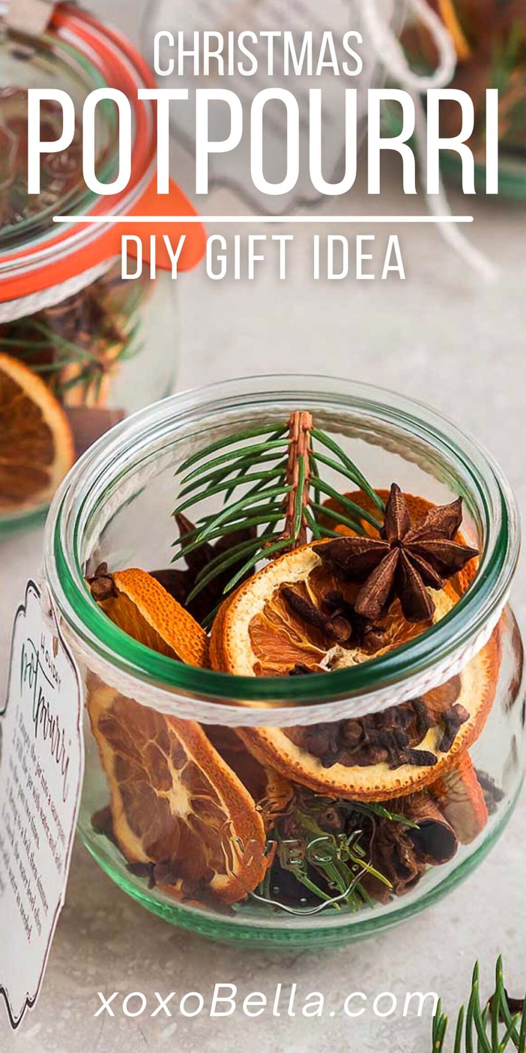 DIY Stovetop Potpourri Simmer Pot Gift Jar - xoxoBella
