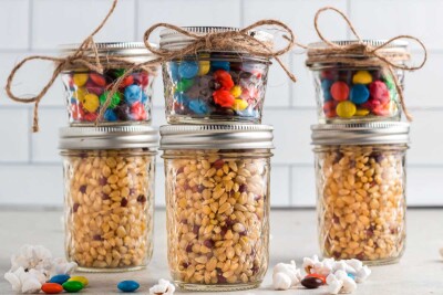 Chocolate M&M Popcorn DIY Gift Kit - xoxoBella