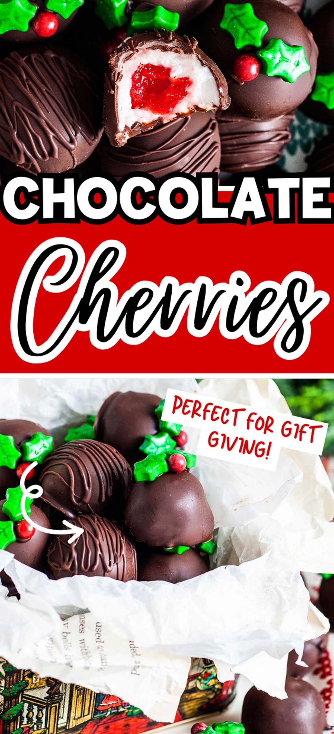 Chocolate Covered Cherries - Cherry Cordials - xoxoBella